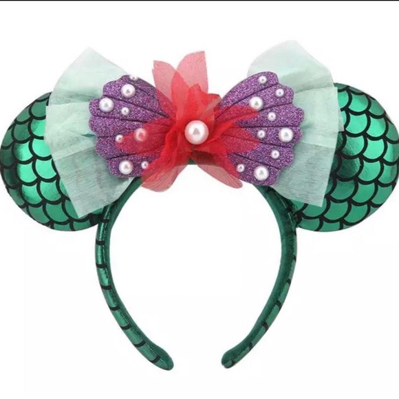 Disney | Accessories | Disney The Little Mermaid Ears Headband Ariel ...